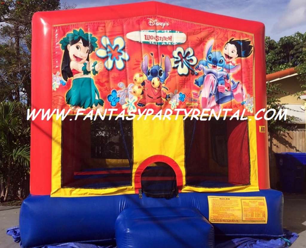 Lilo And Stitch Bounce House - Fantasy Party Rental Broward - Miami