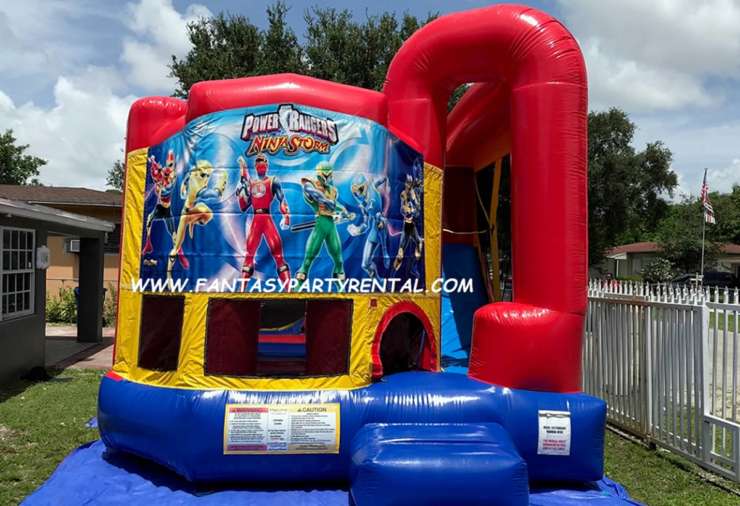 Power Rangers Backyard Combo 4 in 1 - Fantasy Party Rental Broward - Miami